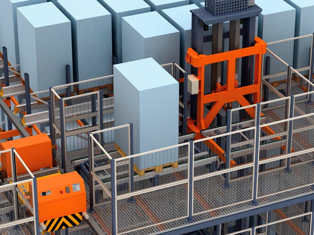 Automatisches Pallet Shuttle mit Verfahrwagen: hohe Lagerkapazität und ...