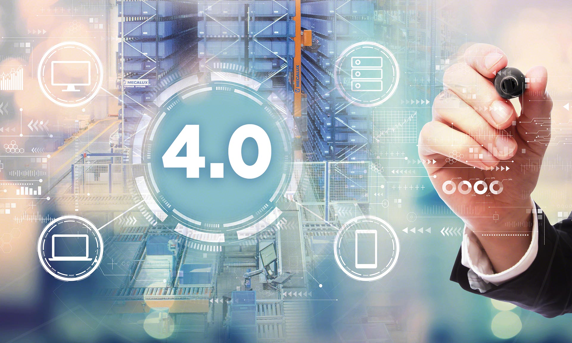 Industrie 4.0 in konkreten Beispielen von Unternehmen - Mecalux.de