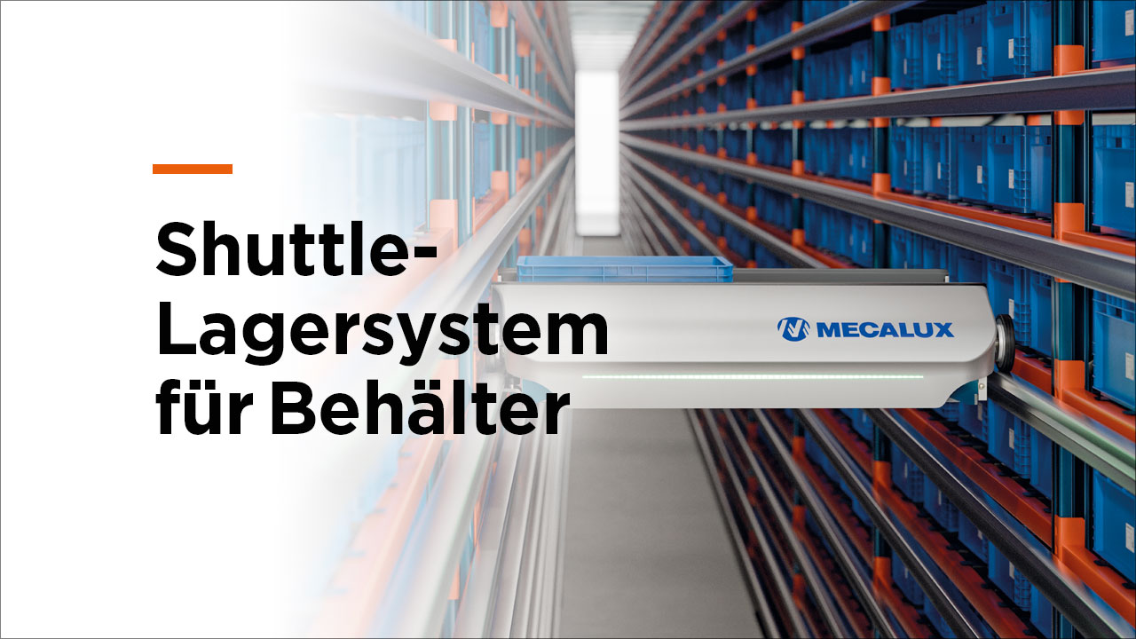 Shuttle-Lagersystem (für Behälter) - Mecalux.de